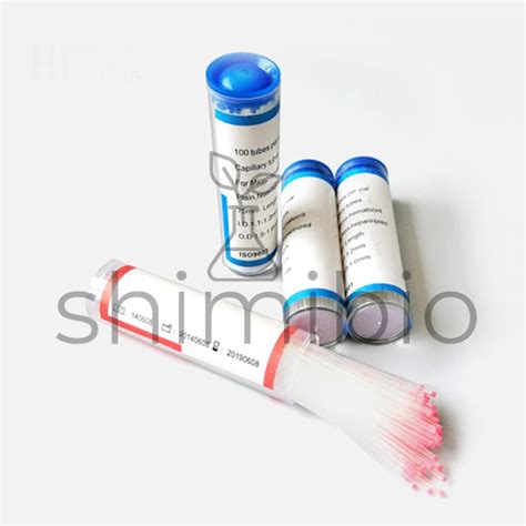 مشخصات و قیمت لوله مویین ۱۰۰ عددی شیمی بیو