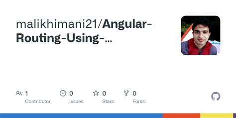 Github Malikhimani Angular Routing Using Bootstrap And Material