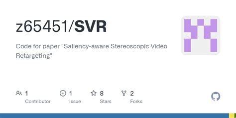 Github Z65451svr Code For Paper Stereoscopic Video Retargeting