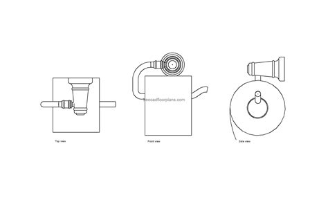 Toilet Paper Holder Free Cad Drawings