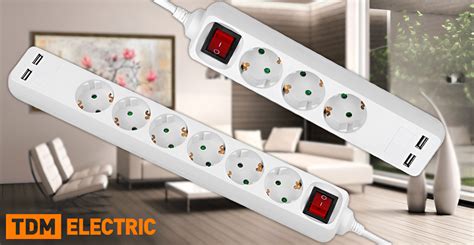 Новые удлинители с Usb разъемами для удобного и безопасного использования от Tdm Electric