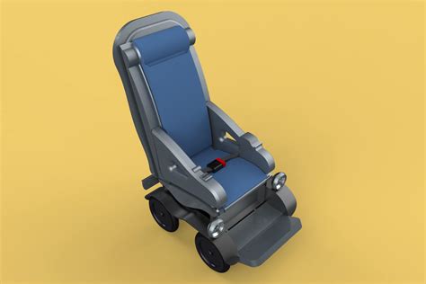 Self Driving Smart Electric Wheelchair Autonomous Robot Cart 3d Model