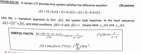 solved problem 2 a certain lti discrete time system