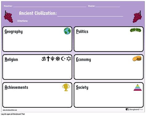 Druer Graphic Organizer Storyboard Av No Examples