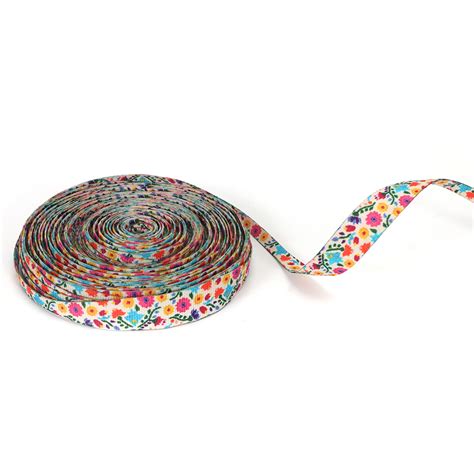 Floral Pattern Variable Webbing Loon Wai