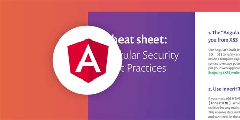 6 angular security best practices cheat sheet snyk