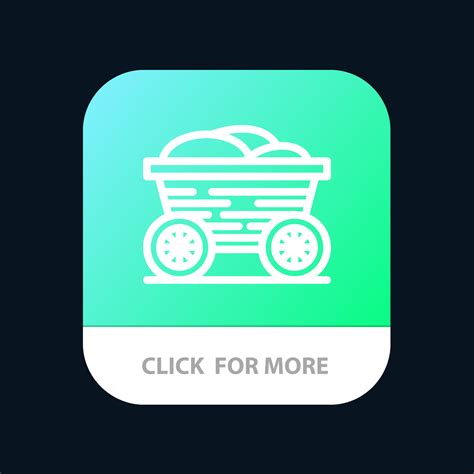 Trolley Cart Food Bangladesh Mobile App Button Android And Ios Line Version 18007560 Vector Art