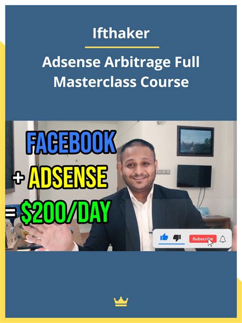 Ifthaker Adsense Arbitrage Full Masterclass Course LOADCOURSE