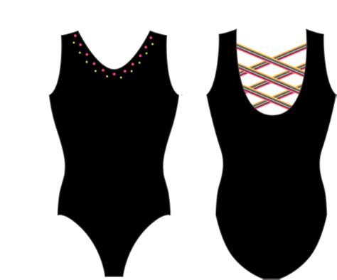 Strappy Vibrant Tank Leotard Training Leotards Gk Gk Elite Sportswear