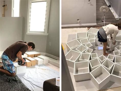 Esta Pareja Vio En Internet El Dise O Para Una Estanter A Casera Pero No Imaginaban Que Les