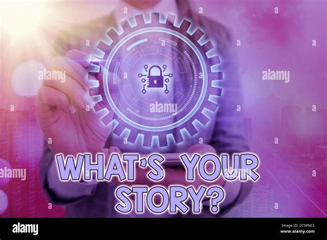 Writing Note Showing What S Your Story Question Business Concept For Share Or Tell Us Your Life