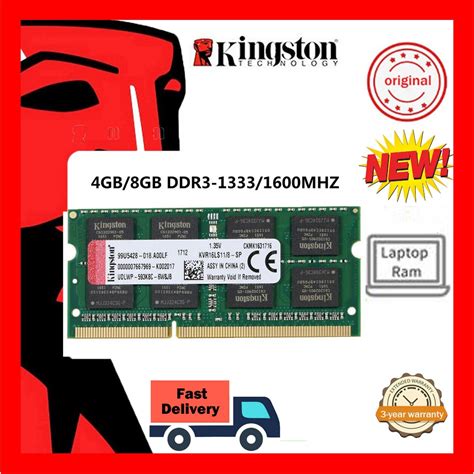 Kingston DDR3 DDR3L Original 2GB 4GB 8GB 1066MHZ 1333MHZ 1600MHZ 1 5V 1