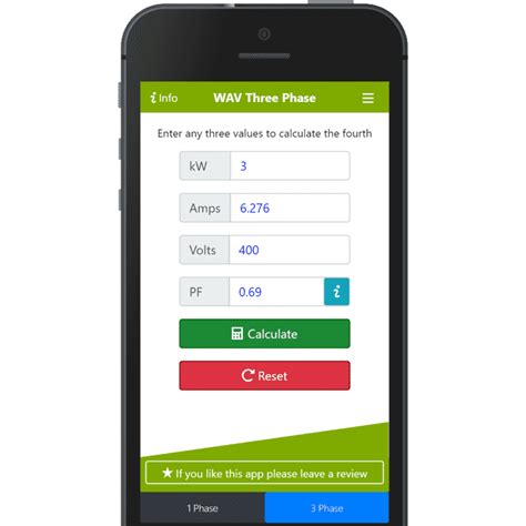Watts Amps Volts Calculator Pro Certs Software