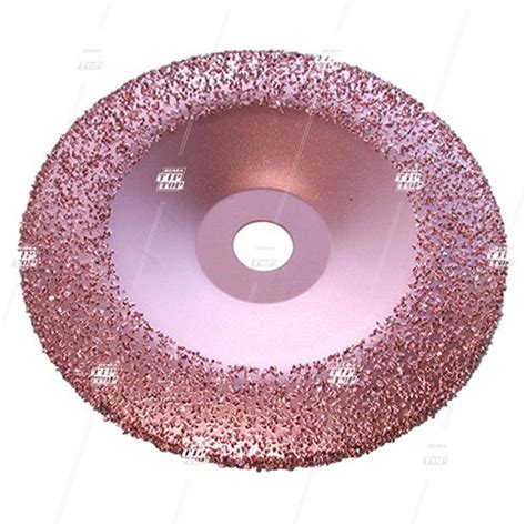 112587 23 Grit 175mm Buffing Carbide Copper Flat Disc 22mm Bore