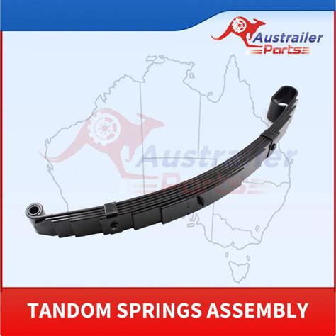 Tandem Spring Assembly 6 Leaf Rocker Roller Black Austrailer Parts