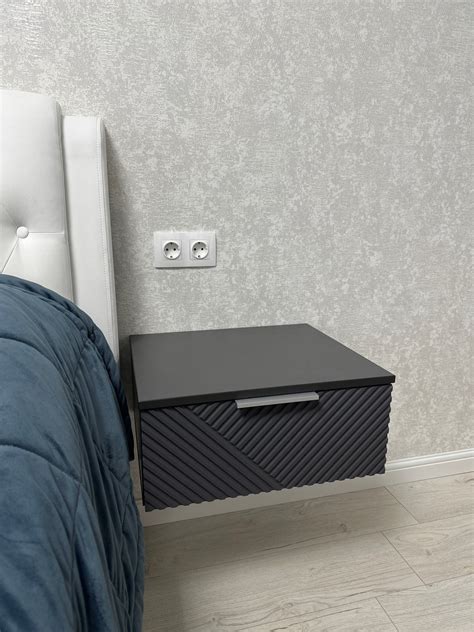 Тумба прикроватная подвесная Шелтон 1 Latte купить в Москве по цене 6 990 рублей в интернет