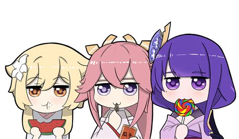 八重神子表情包合集 原神社区 米游社