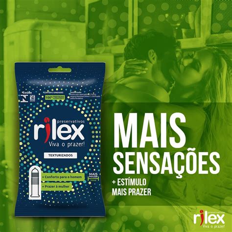 Preservativo Lubrificado Texturizado Rilex Camisinha Sex Shop Shopee