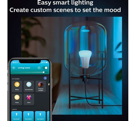Philips Hue White And Colour Ambiance Smart Led Bulb E27 800 Lumens