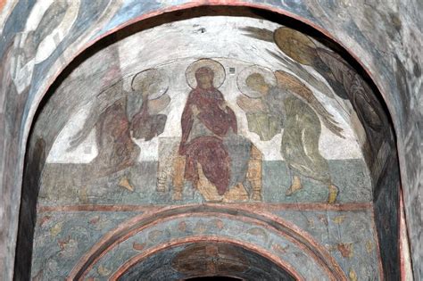 Андрей Рублев. Страшный суд: Богоматерь и ангелы | Byzantine art ...