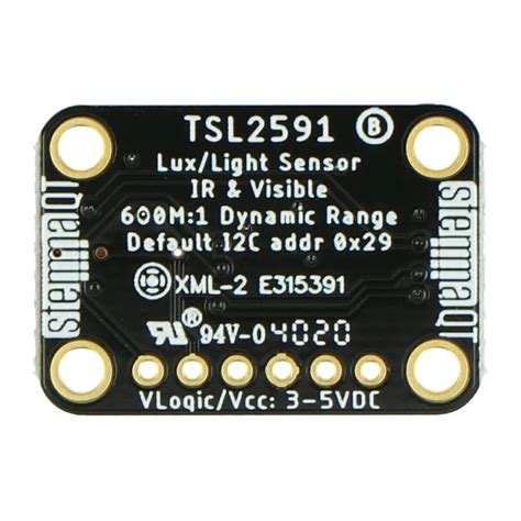 Adafruit Tsl2591 High Dynamic Range Digital Light Sensor Stemma Qt