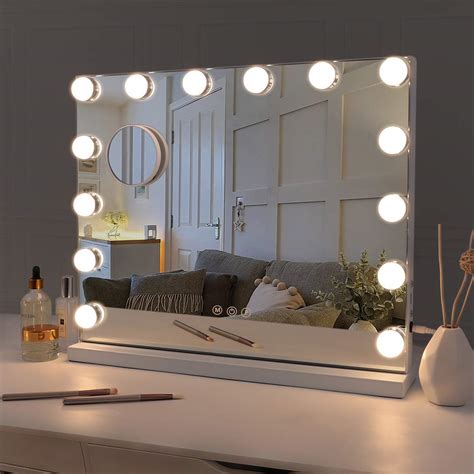 Fenair Hollywood Vanity Mirror With Lights Lighted Makeup Mirror With