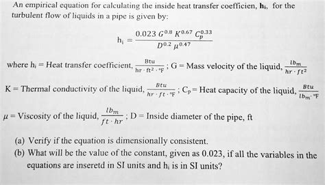 Pipe Heat Transfer Coefficient At Chelsea Elyard Blog
