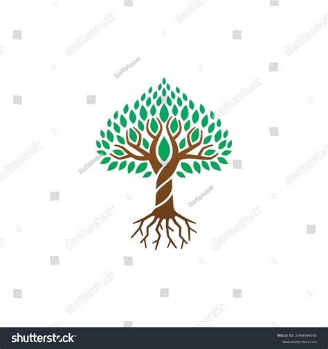 Tree Logo Leaf Symbol Template Design Stock Vector Royalty Free 2269399285 Shutterstock
