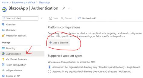 Ajouter Une Authentification Azure Ad à Une Application Web Net