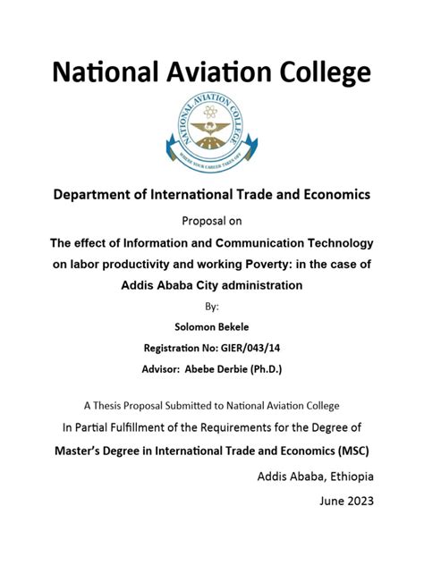 The Effect Of Ict On Labor Productivity And Working