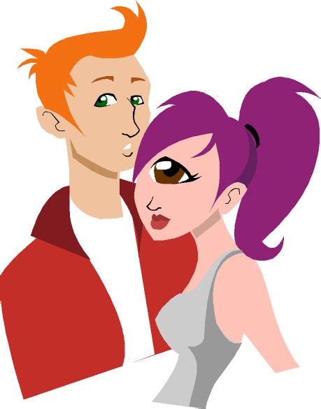 Fry And Leela By Pixie The Gator On Deviantart