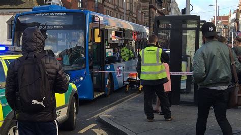Two People Hit By Bus Outside Nottinghams Victoria Centre Bbc News