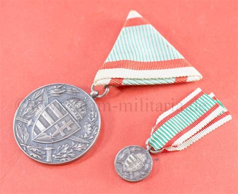 Ungarn Österreich Medaille Pro Deo Et Patria 1914 1918 am Dreiecksban