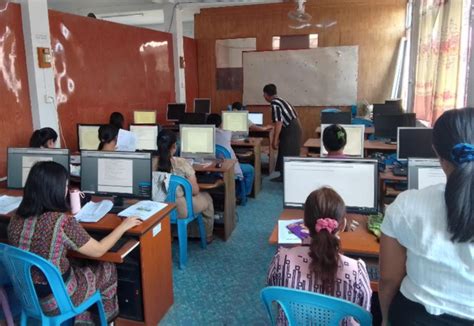 စစ်ကိုင်းခရိုင် Community Centre တွင် အခြေခံကွန်ပျူတာသင်တန်းများ ဆက်လက်ဖွင့်လှစ်သင်ကြား