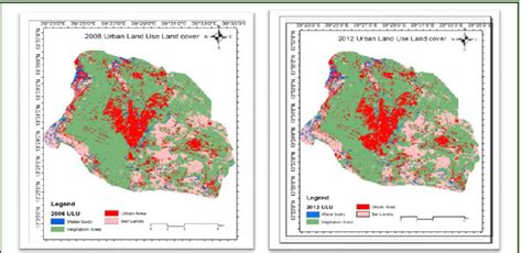 Urban Land Use Maps For 2006 And 2012 Download Scientific Diagram