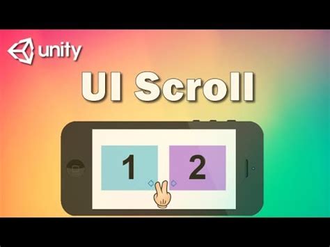 Unity Ui Scroll View Quicktutorial Youtube