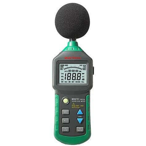 MASTECH MS Autoranging Digital Sound Level Meter Decibel Tester Noise Meter With RS