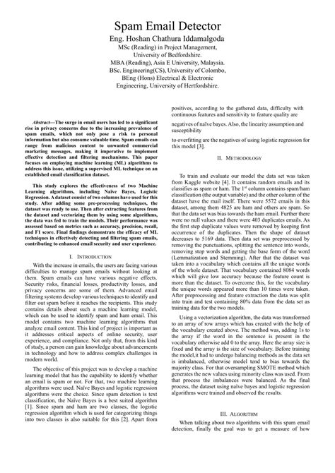 Pdf Spam Email Detector