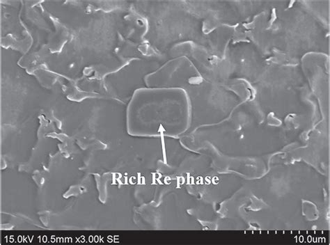 Microstructure Of The Re Rich Phase In The Weld Download Scientific