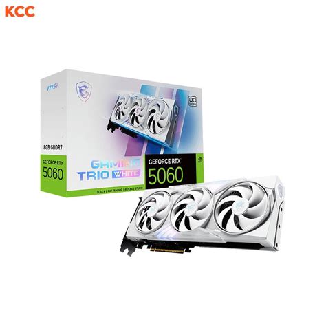 Card màn hình MSI GeForce RTX 5060 8G GAMING TRIO OC WHITE