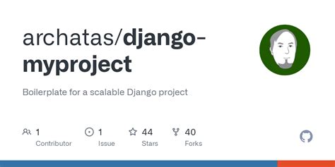 Github Archatas Django Myproject Boilerplate For A Scalable Django