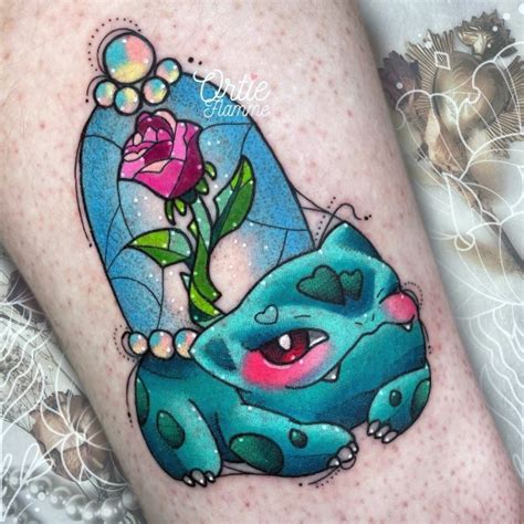 Top 100 Best Bulbasaur Tattoos For Women Pokemon Design Ideas