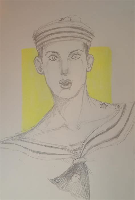 Josuke Sketch R Stardustcrusaders