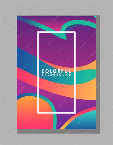 Premium Vector Modern Colorful Fluid Abstract Background With Gradient
