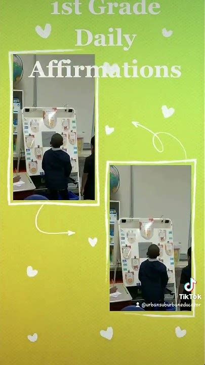 First Grade Daily Affirmations Shorts Youtube