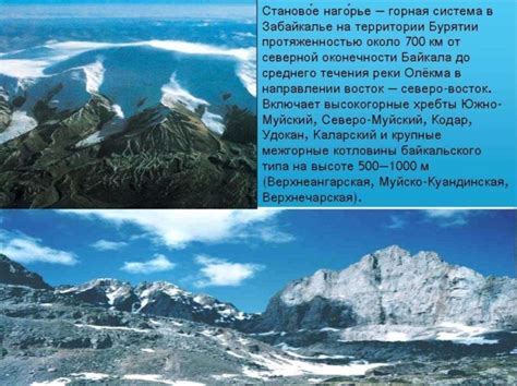 Становое нагорье на карте России Где находится высота возраст