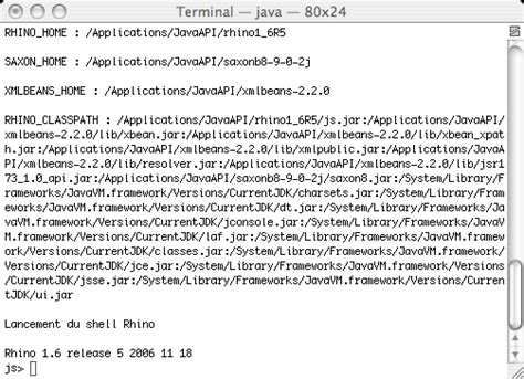 Introduction Ecmascript For Xml Avec Rhino