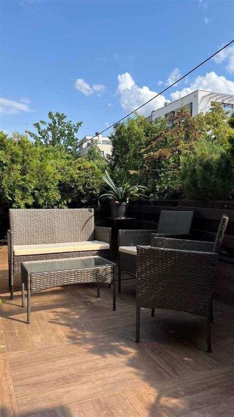 ZESTAW MEBLI OGRODOWYCH Meble Ogrodowe Sofa Fotele Stolik Technorattan Wrocław Stare Miasto OLX pl