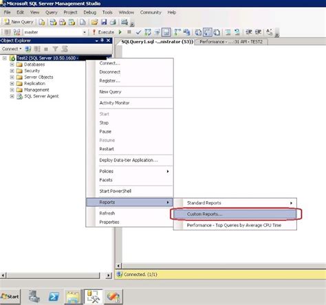 Performance Dashboard Error Could Not Find Stored Procedure