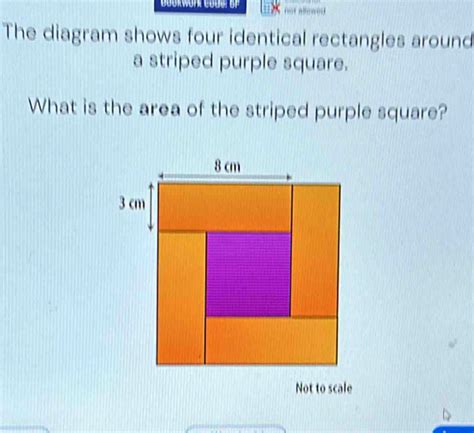 Solved Bookwork Goue Of No Alfowed The Diagram Shows Four Identical